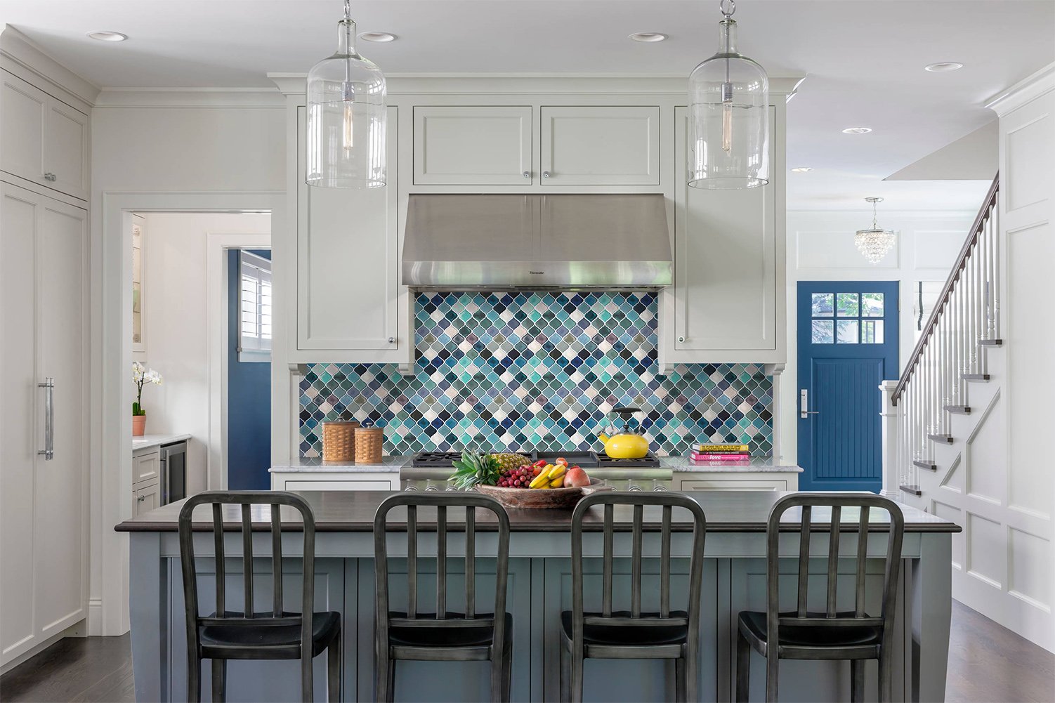 Caribbean Kitchen Design: Bright Backsplashes - Lagnappe Custom Interiors